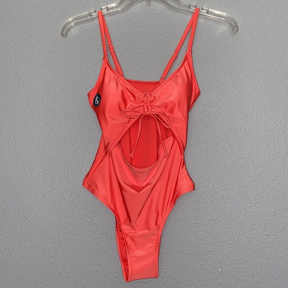 Aeropostale | Swim | Orange One Piece Swimsuit | Poshmark